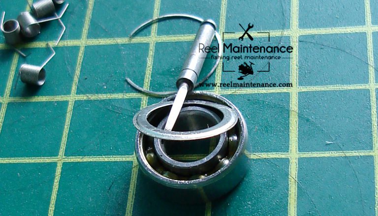 How to remove bearing shield or seal - Fishing Reel Maintenance